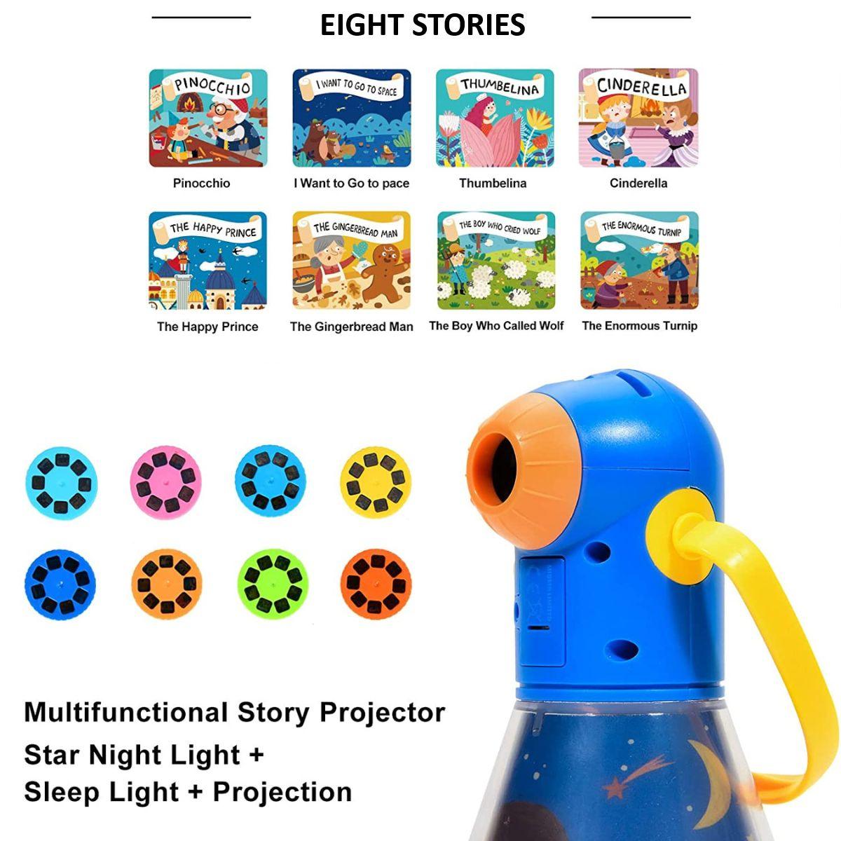 Glowly Magical Storybook Projector Bedtime Torch Light Projector For K ...